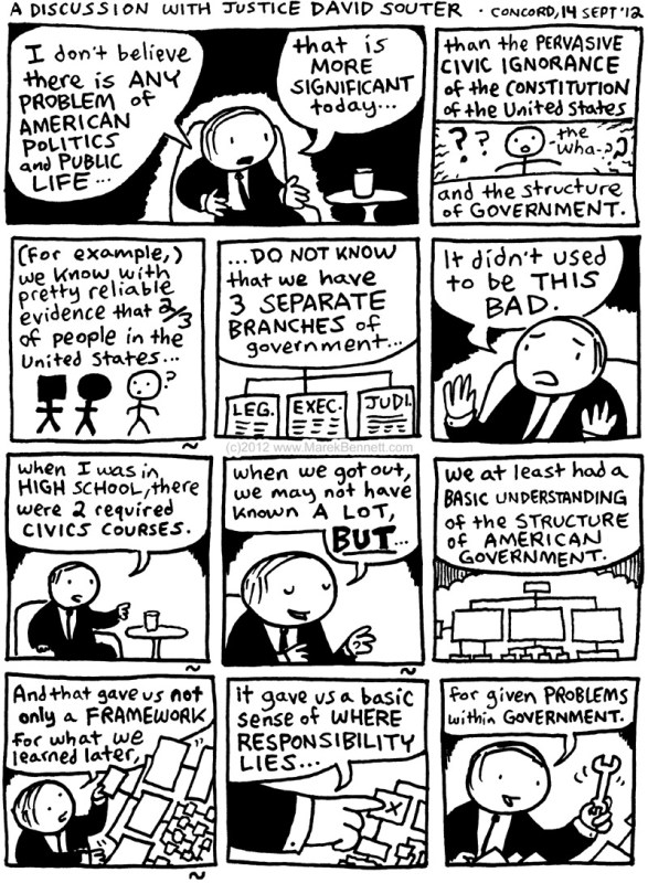 Civic Ignorance (w/ Justice David Souter) – Live Free and Draw 📖
